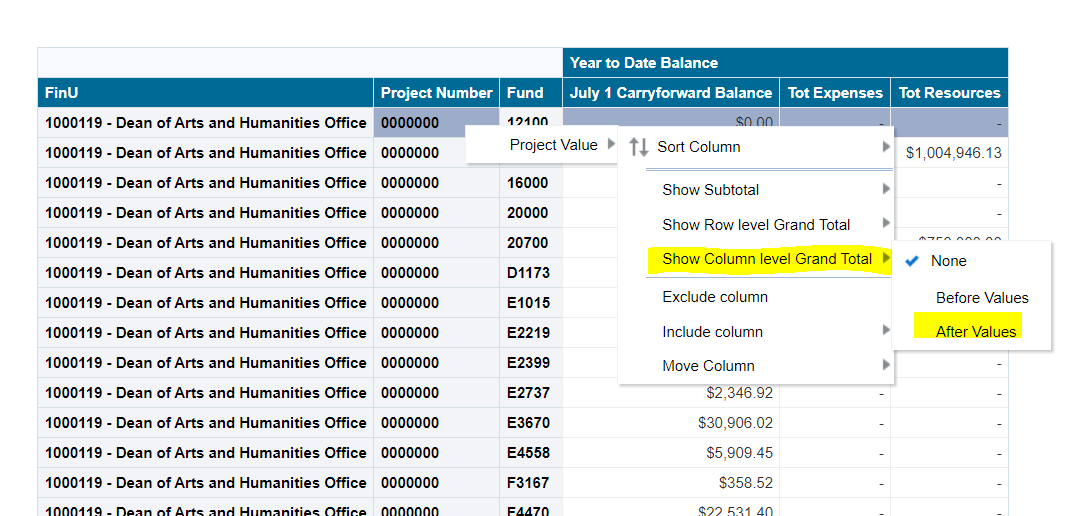Budget & Finance Knowledge Base - How to Customize your Oracle Reports ...