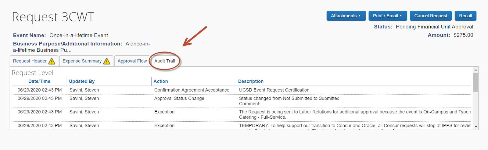 - How to Check the Status of a Concur Request and Expense Report ...