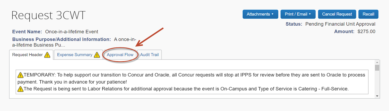 - How to Check the Status of a Concur Request and Expense Report ...