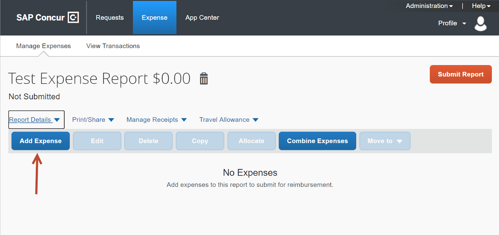 - How to Submit a Travel Expense Report in Concur - Budget & Finance