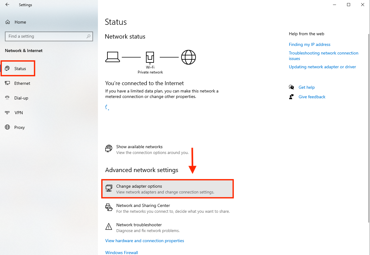IT Services - Checking Network Configuration - Information Technology