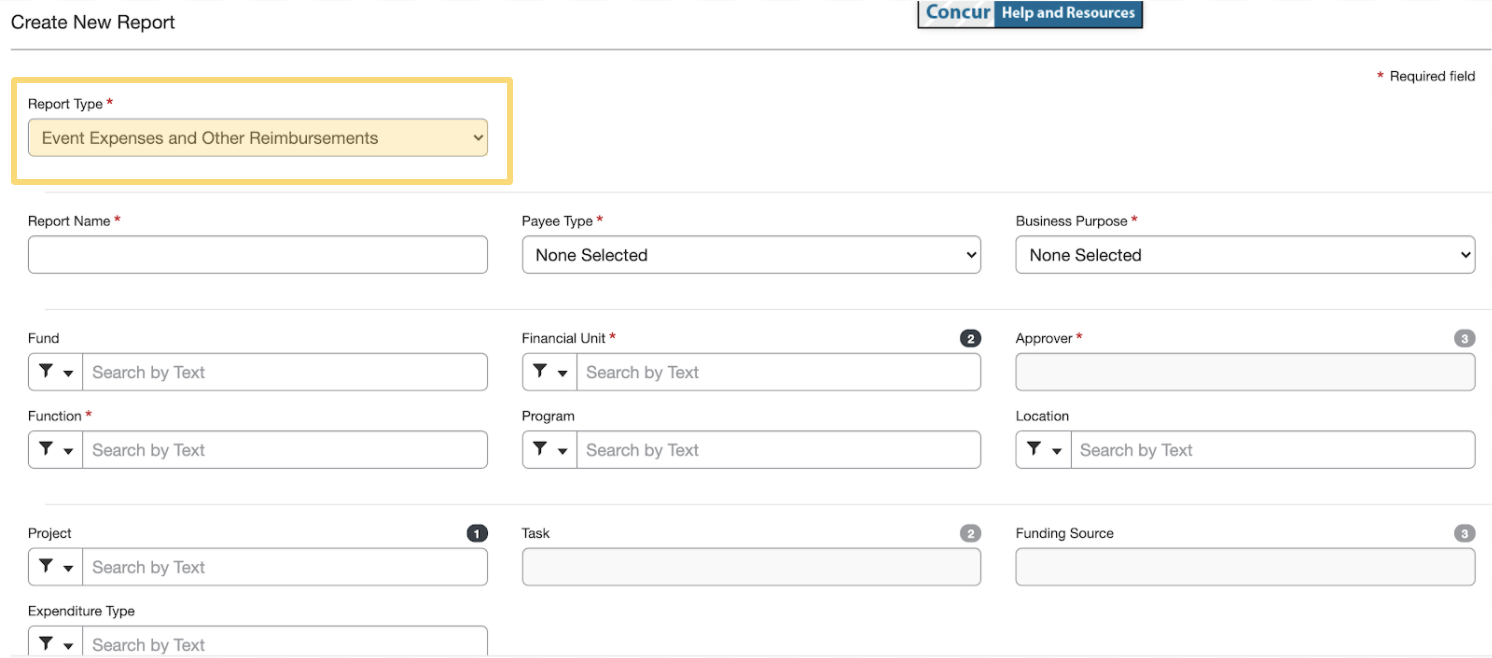 - How to Submit a Non-Event Reimbursement in Concur - Budget & Finance