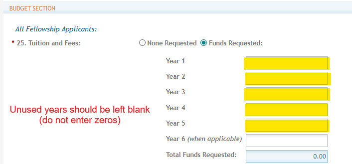 Research Knowledge Base - NIH F31 Budget Guide for Predoctoral ...