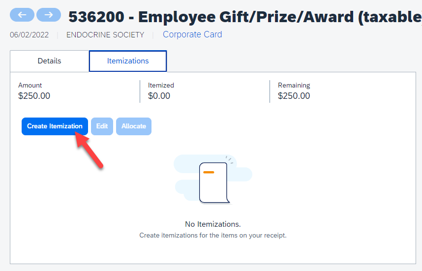 Budget & Finance Knowledge Base - How to Itemize a Travel ...