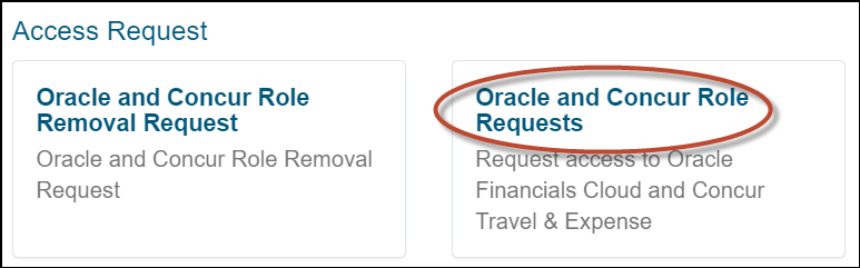 Budget & Finance Knowledge Base - How to Request a Concur Approver Role ...