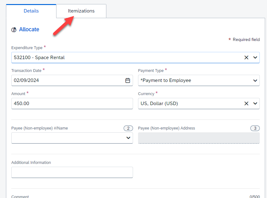Budget & Finance Knowledge Base - How to Itemize a Travel ...