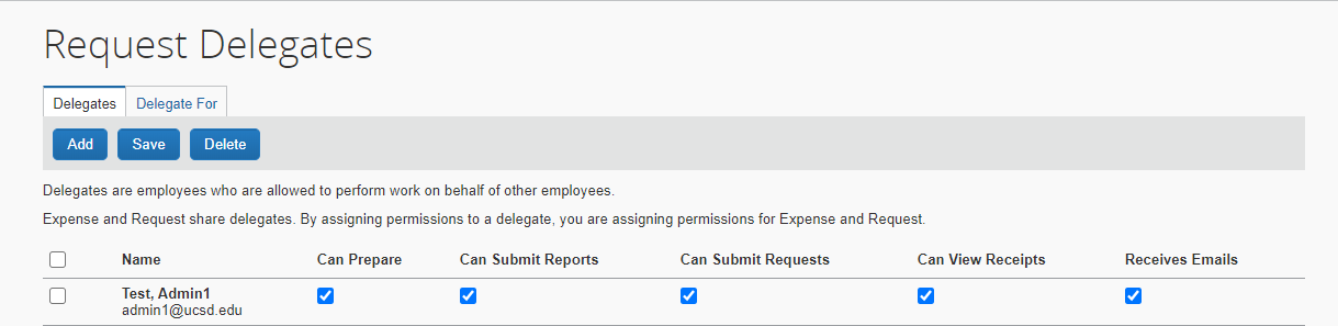 - How to Add a Request Delegate and an Expense Delegate in Concur - Budget & Finance