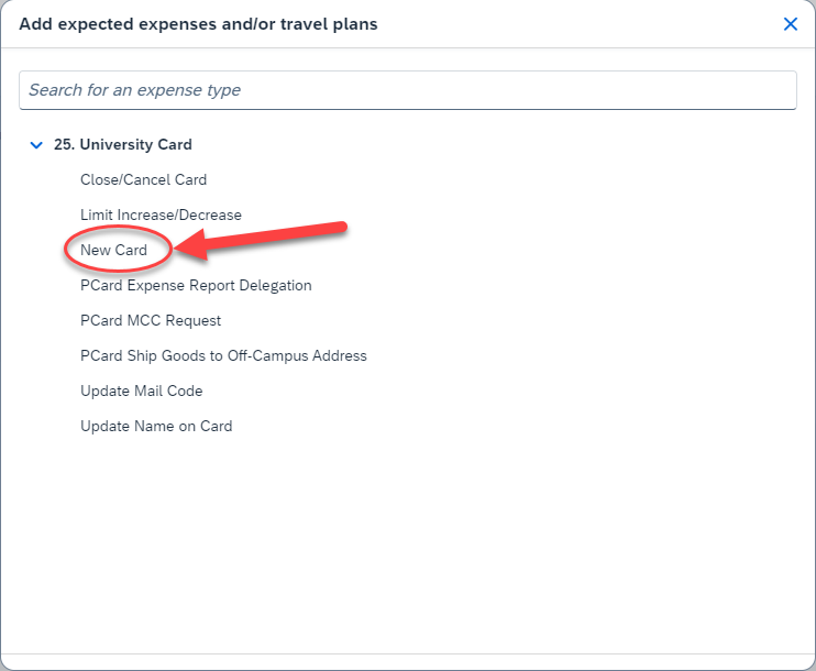 Budget & Finance Knowledge Base - How to Request a New Procurement Card - Budget & Finance